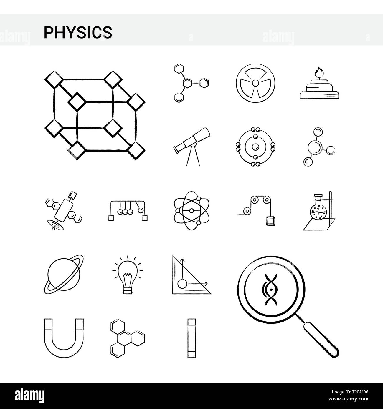 Physics White Background