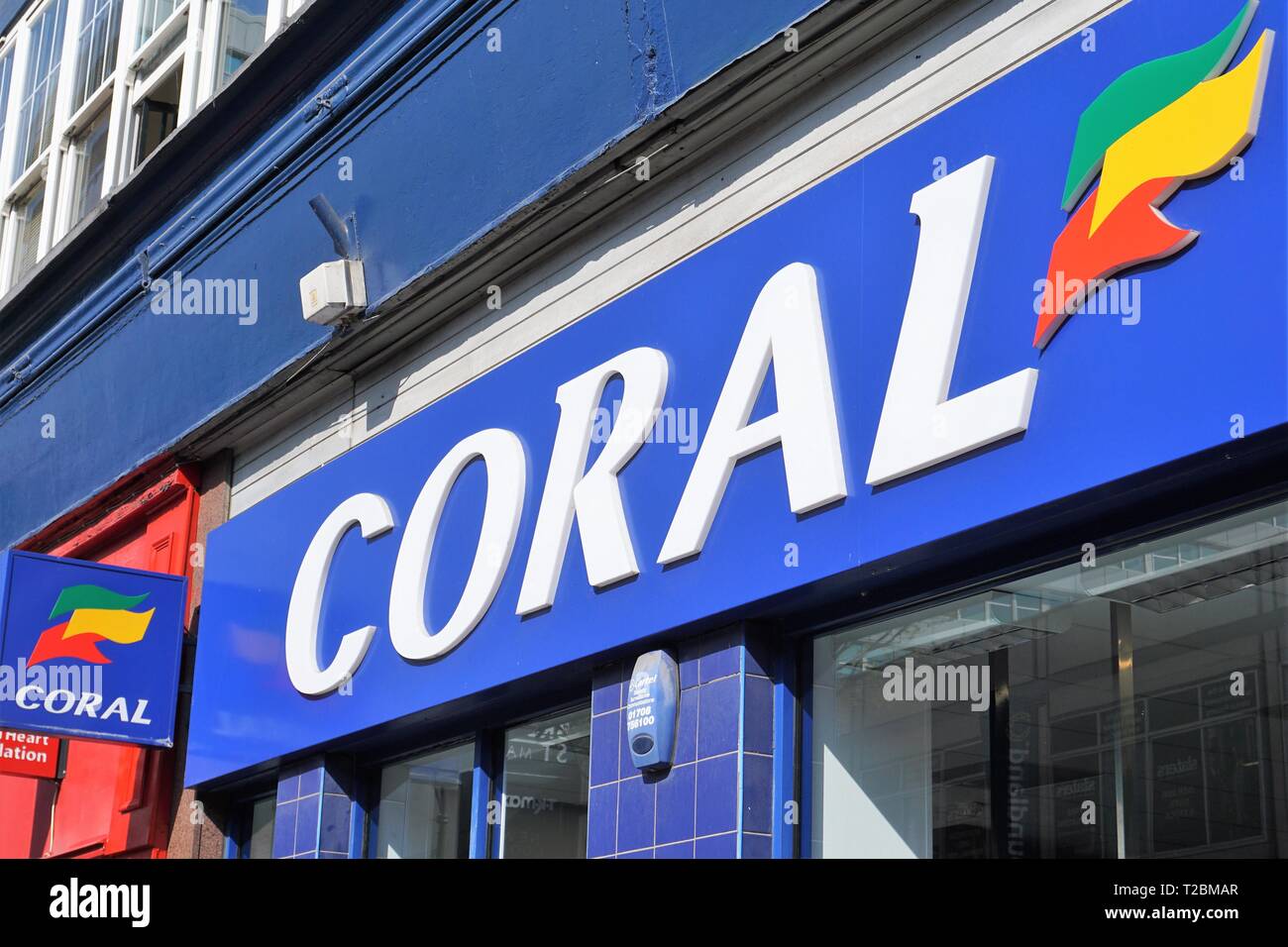 Coral gambling signage hi-res stock photography and images - Alamy