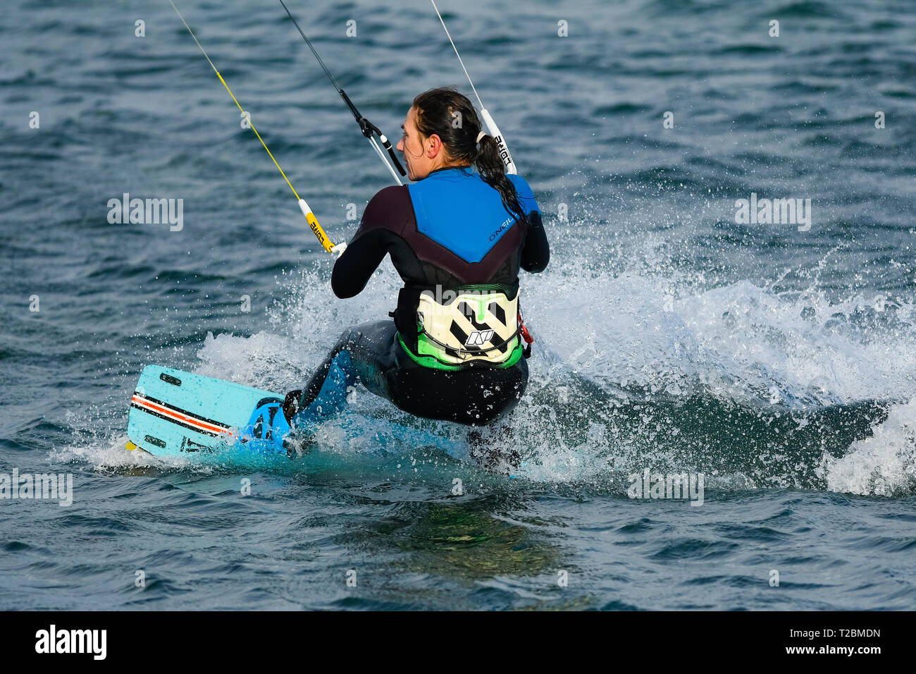 Weymouth kitesurfing hi-res stock photography and images - Alamy