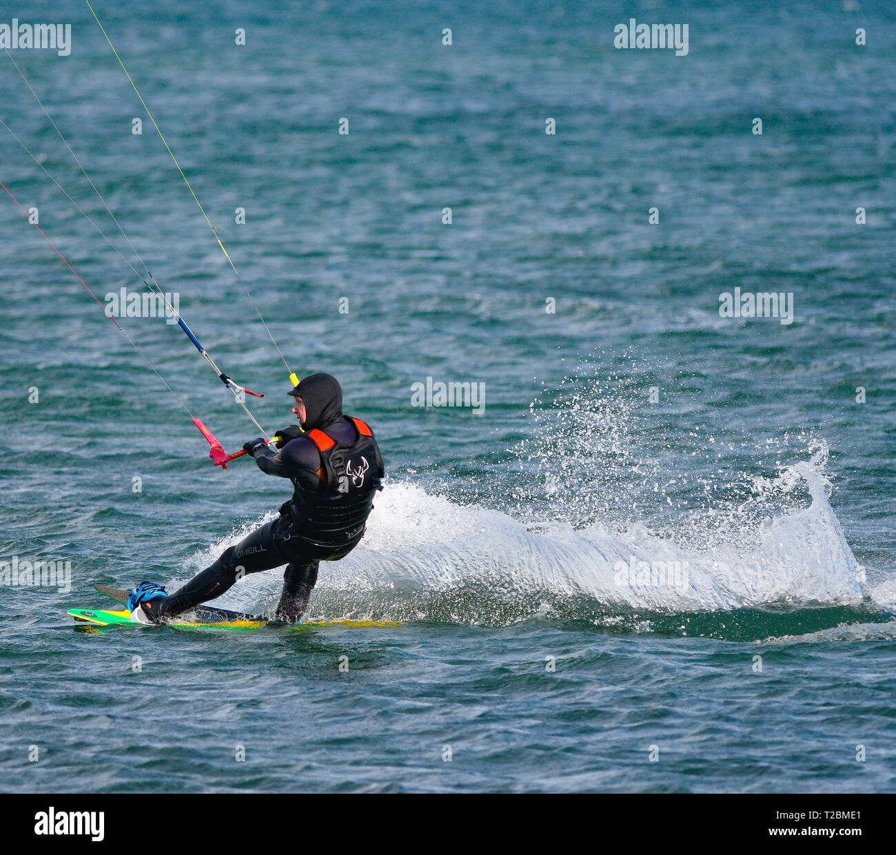 Weymouth kitesurfing hi-res stock photography and images - Alamy