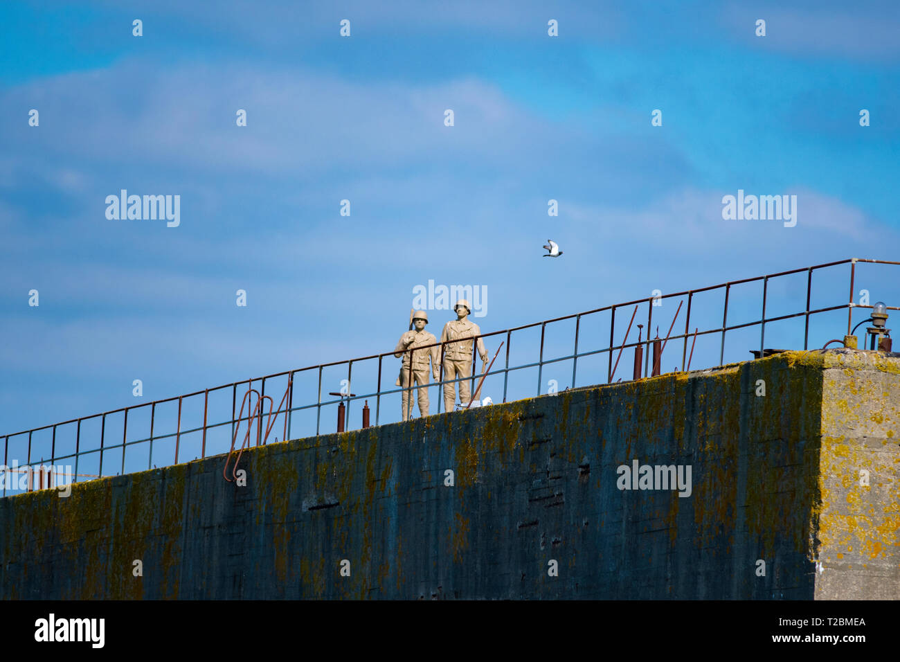 Portland Mulberry Harbour Phoenix Units Stock Photo - Alamy