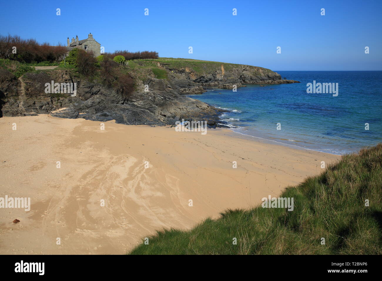 Harlyn bay, North Cornwall, England, UK Stock Photo - Alamy