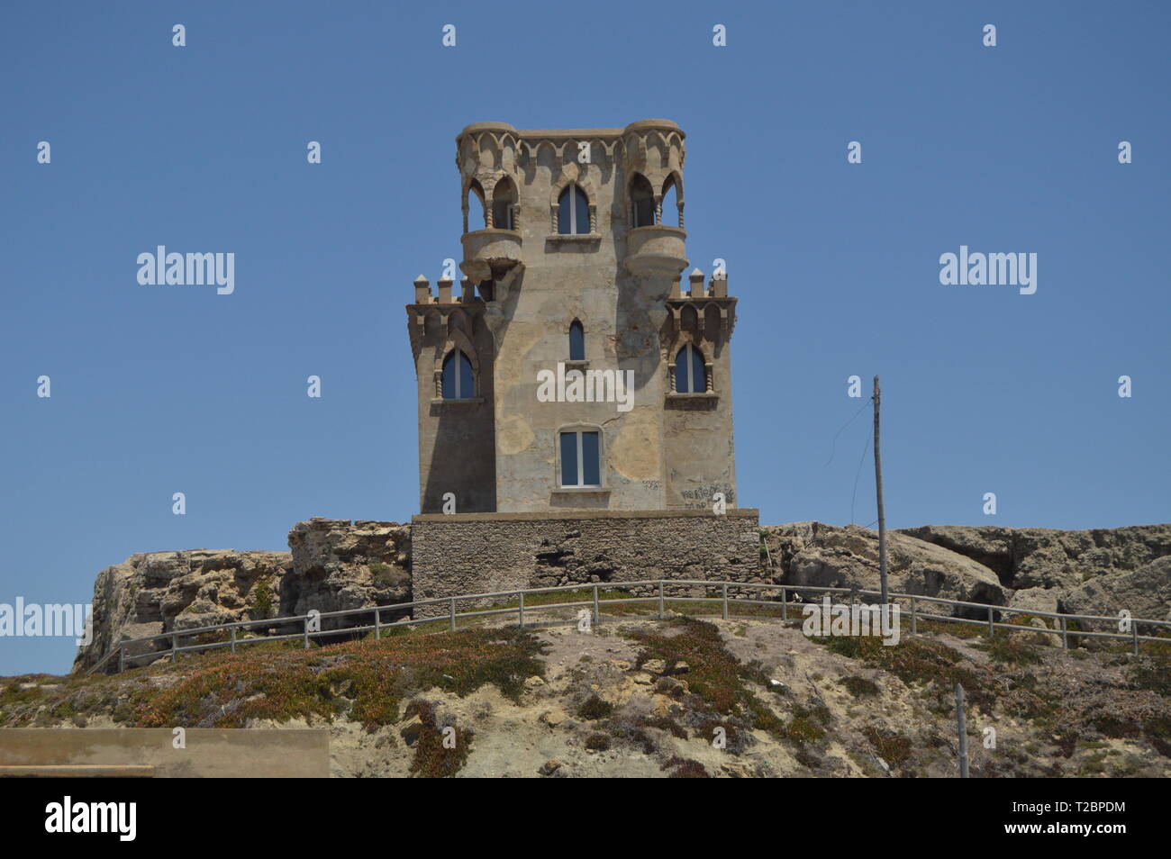 Facade Of The Castle Palace Of Santa Catalina Of The Ninth Century In ...