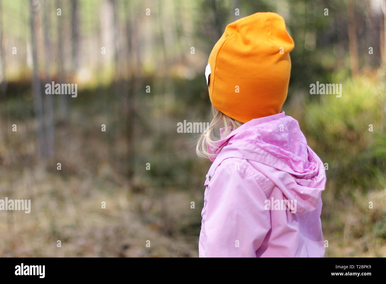 Child in the forest hi-res stock photography and images - Alamy