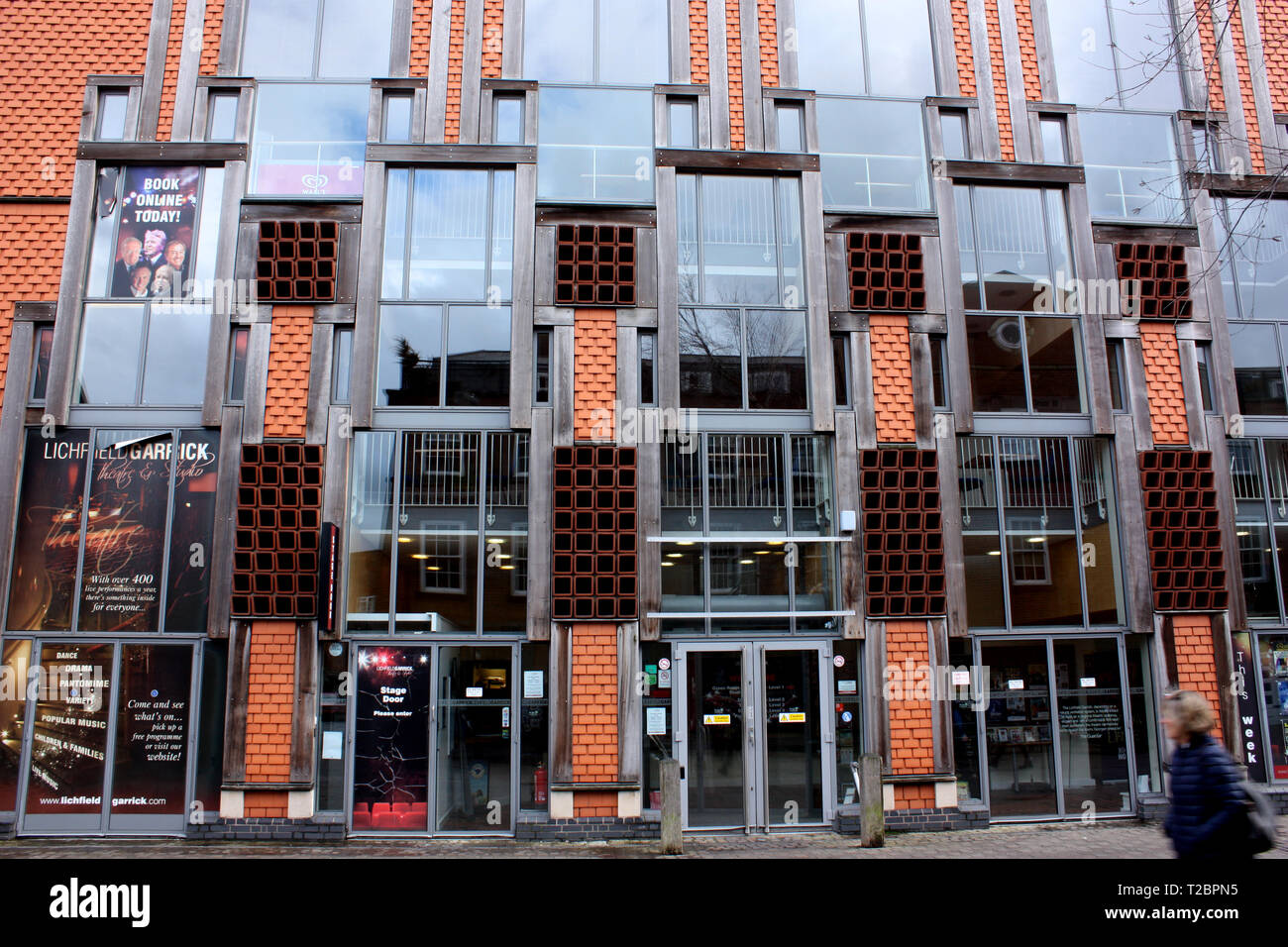 The Garrick Theatre in Lichfield, Staffordshire, England Stock Photo ...