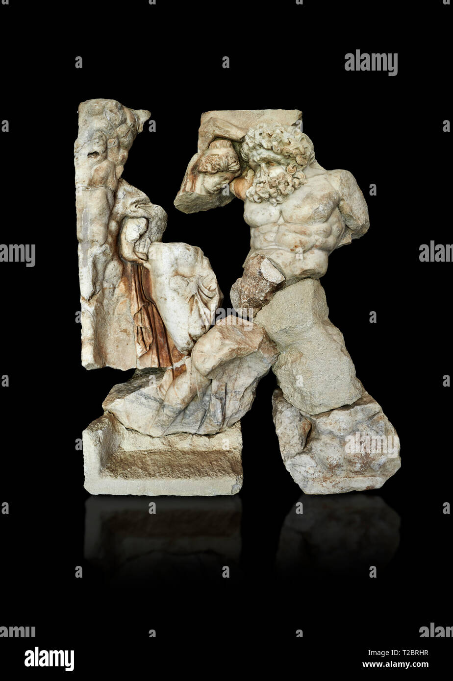 Roman Sebasteion relief sculpture of Polyphemos and Galatea Aphrodisias ...