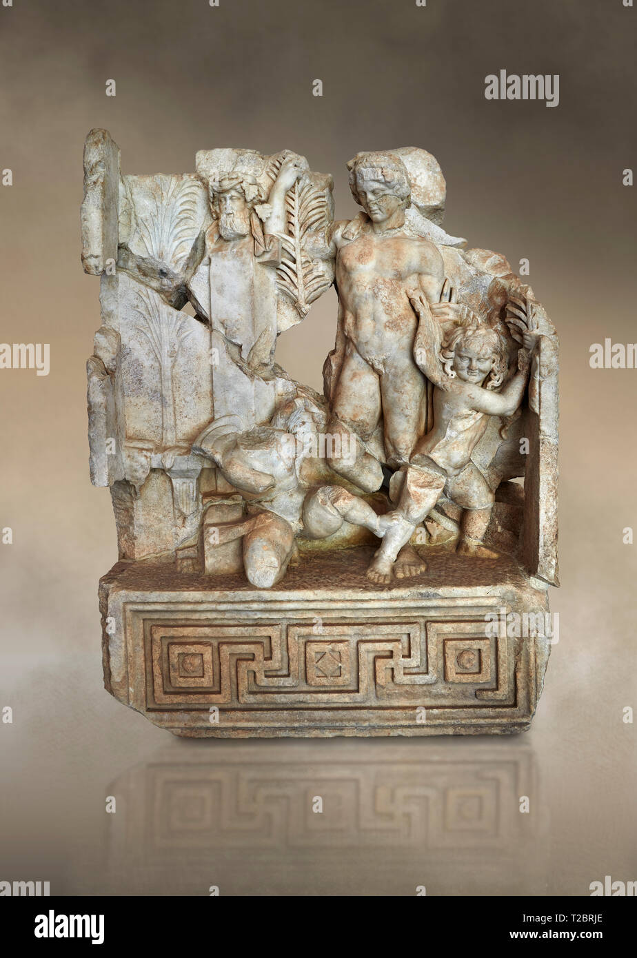 Roman Sebasteion relief sculpture of Agon Aphrodisias Museum ...