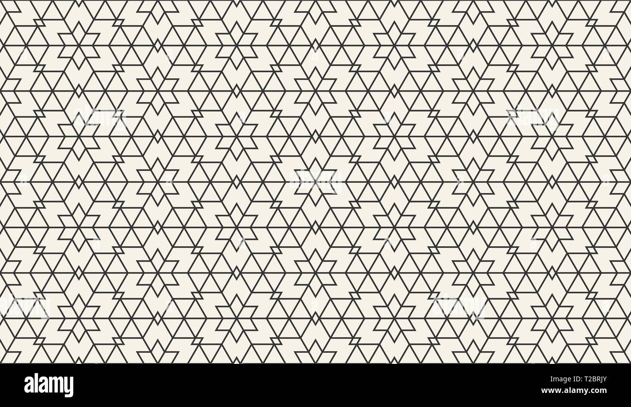 Islamic geometric ornamental background. Vector illustration of ...