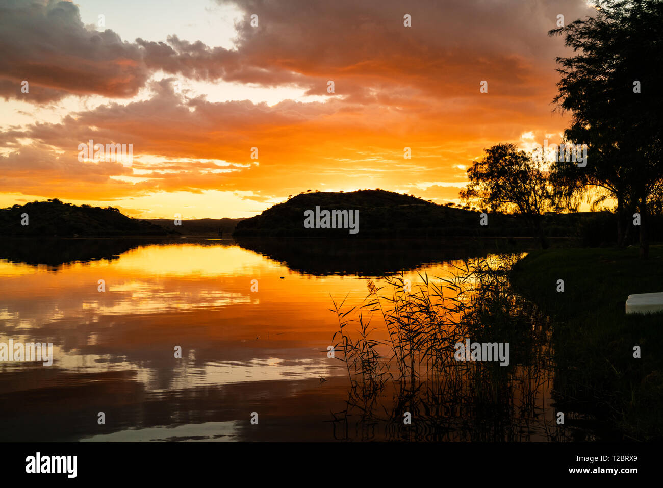 Lake Goreangab Namibia Stock Photo - Alamy