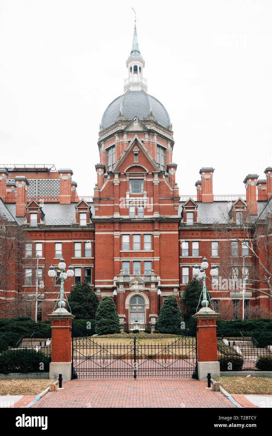 The historic Johns Hopkins Hospital Building in Baltimore, Maryland ...