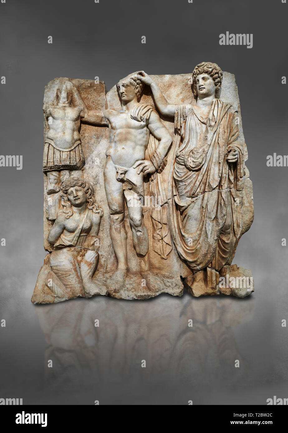 Roman Sebasteion relief sculpture of the Emperor and Roman People ...