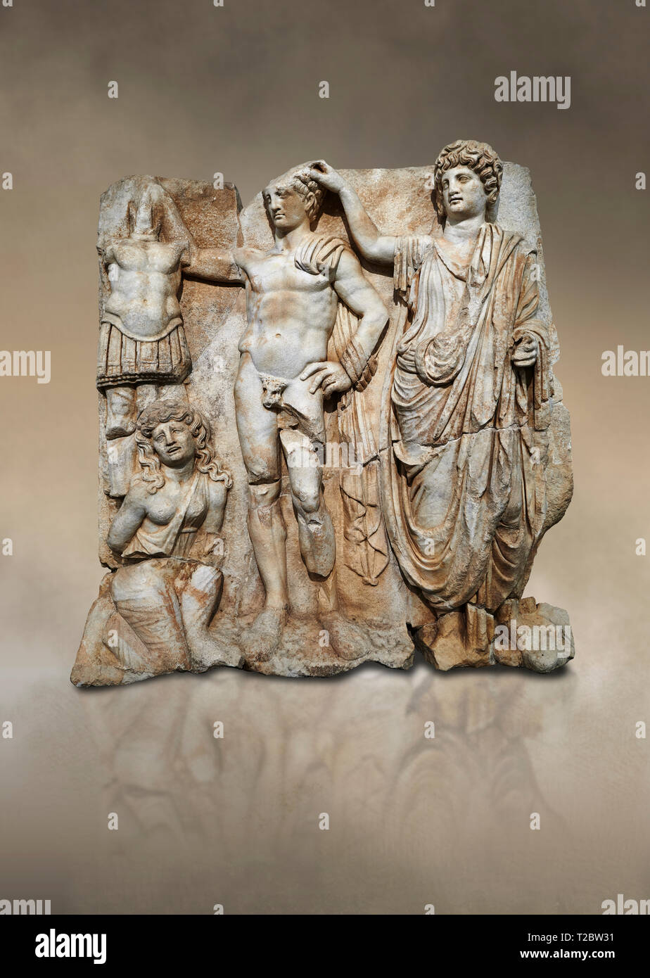 Roman Sebasteion relief sculpture of the Emperor and Roman People ...