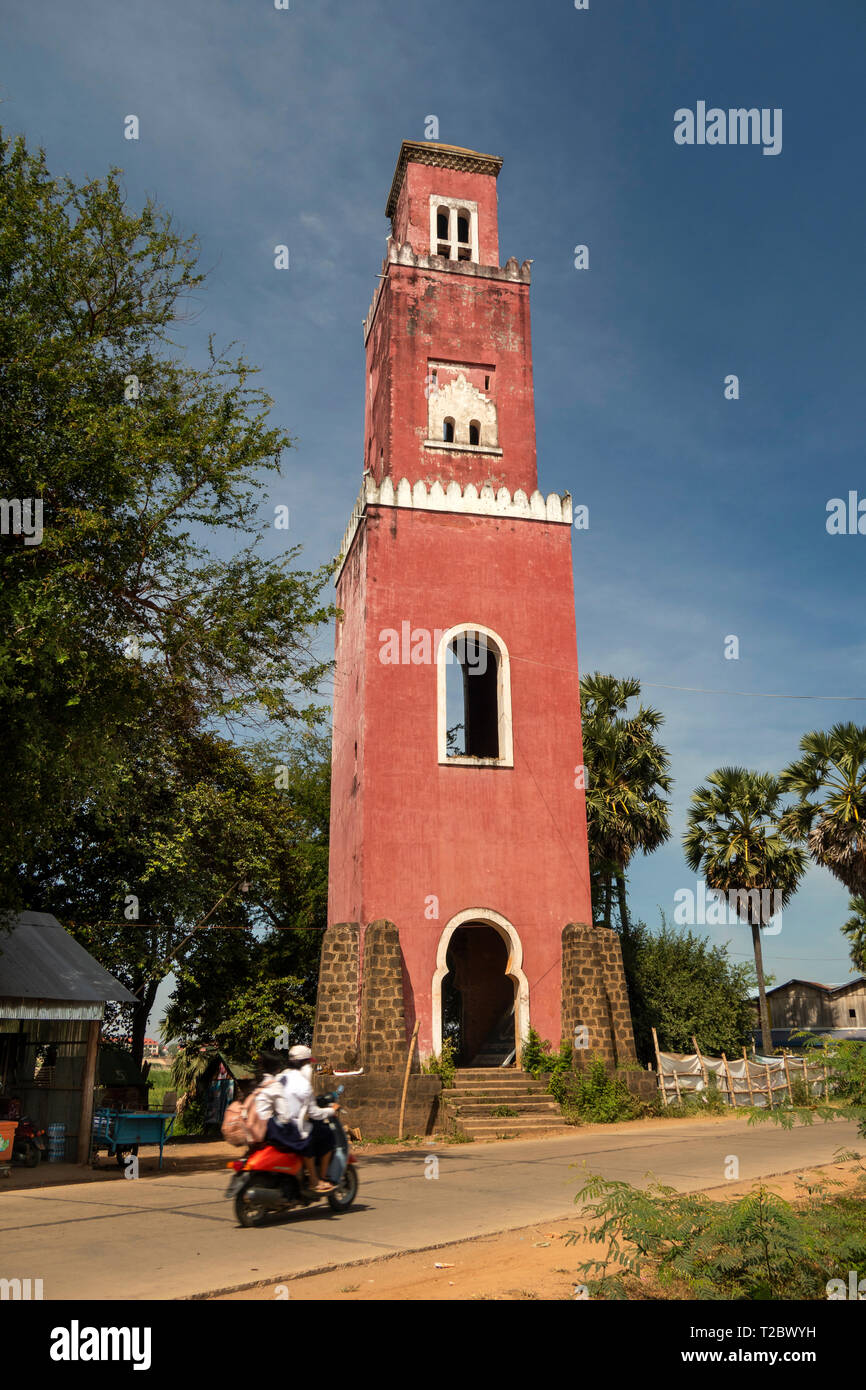 Cambodia, Kampong (Kompong) Cham, Tonle Bet, the Lighthouse, former ...