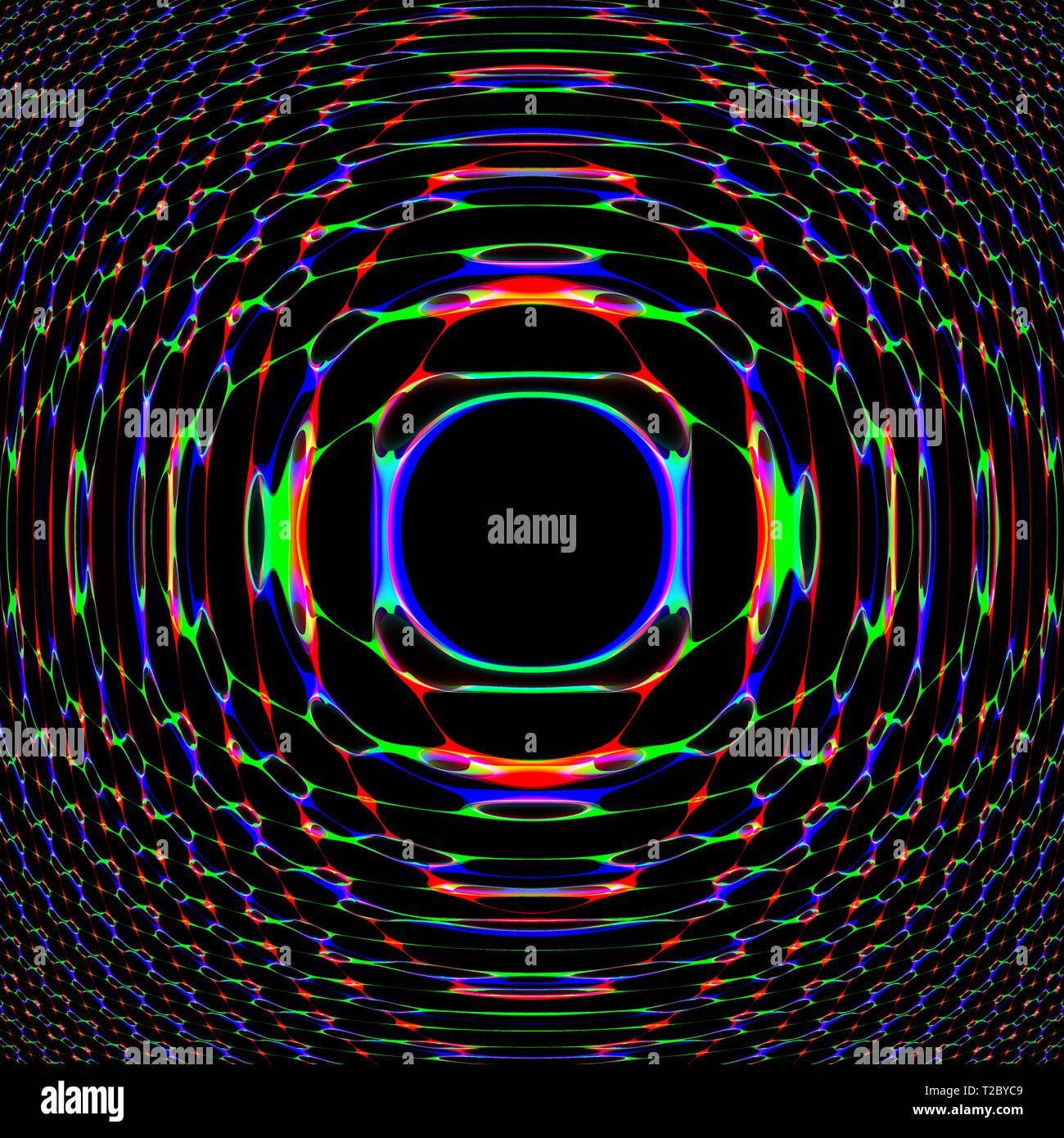 Computer generated picture of symmetric crossing froms with different ...