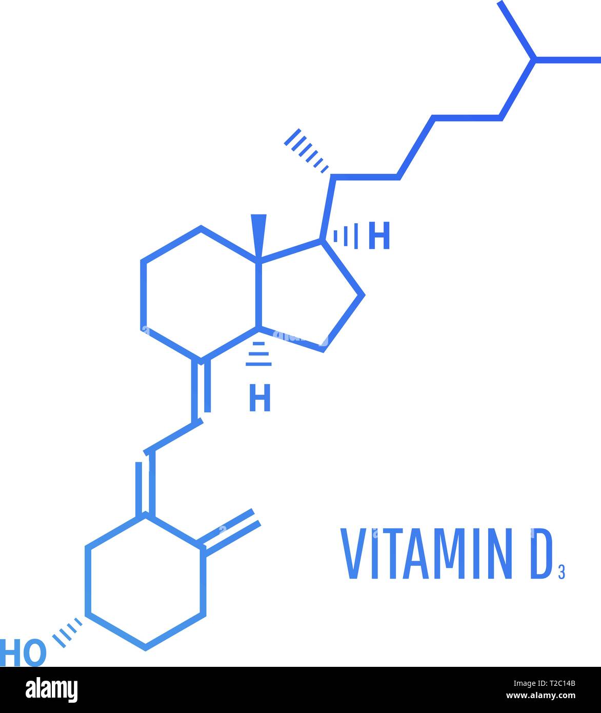 Vitamin D. Skeletal formula. vitamin d formula is ensuring the ...