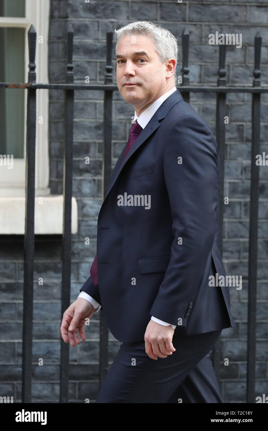 Brexit Secretary Stephen Barclay in Downing Street, London, ahead of ...