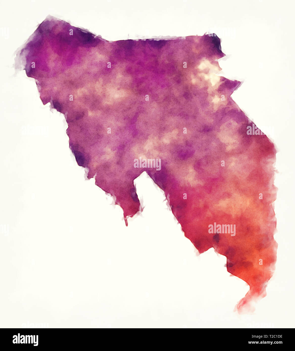 Map of blaenau gwent hi-res stock photography and images - Alamy