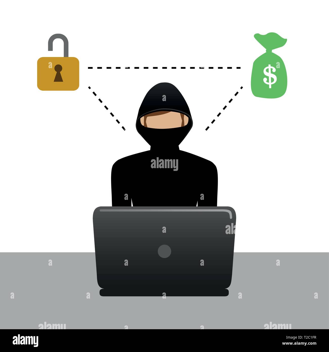Cyber criminal Stock Vector Images - Alamy