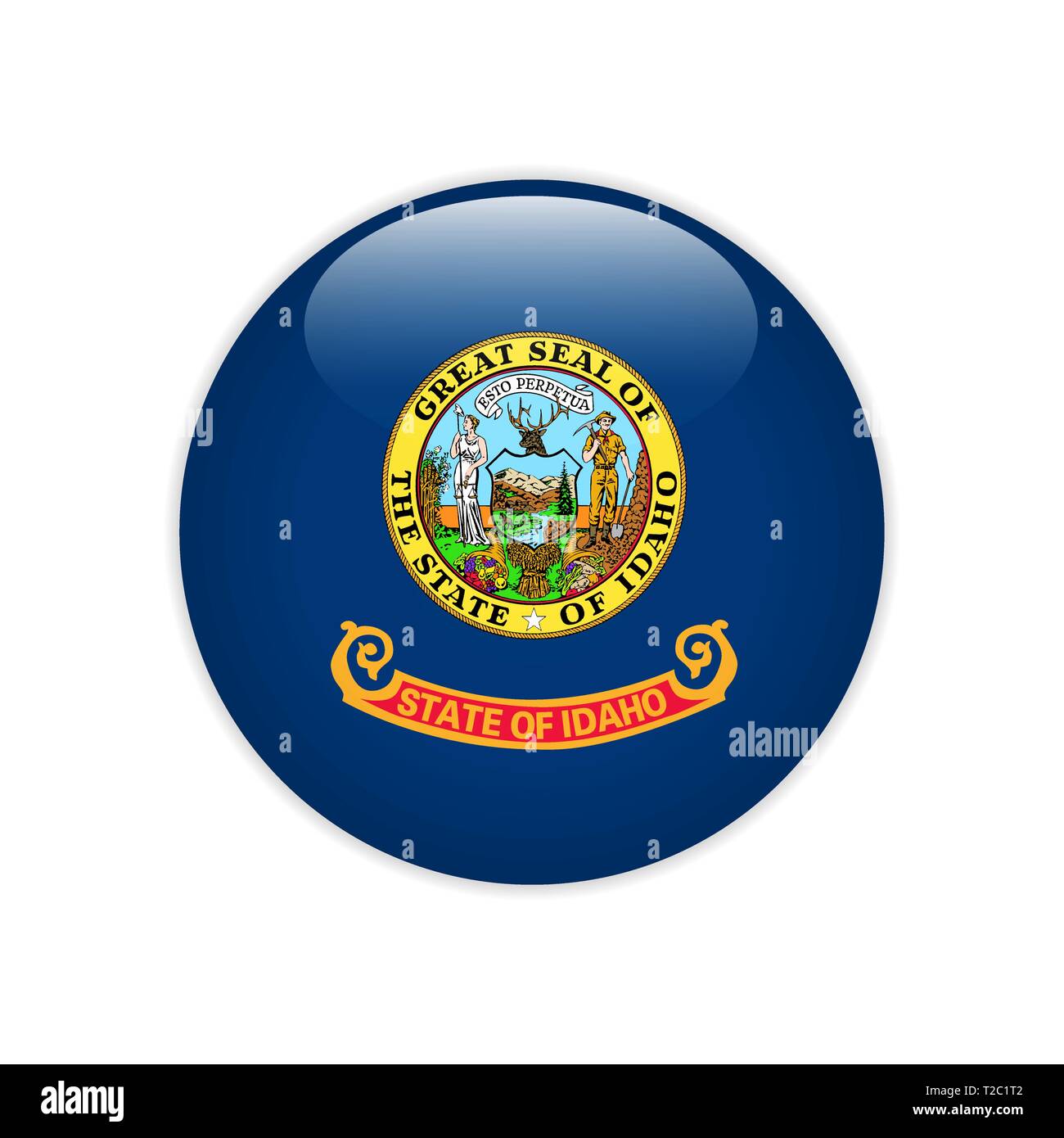 Country flag button web design Stock Vector Image & Art - Alamy