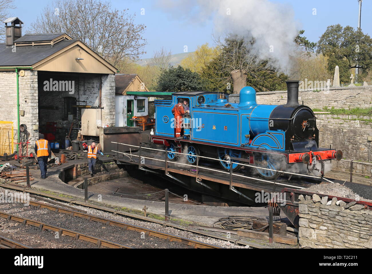 Caledonian Railway 439 class tank No.419, Swanage Railway, Swanage ...