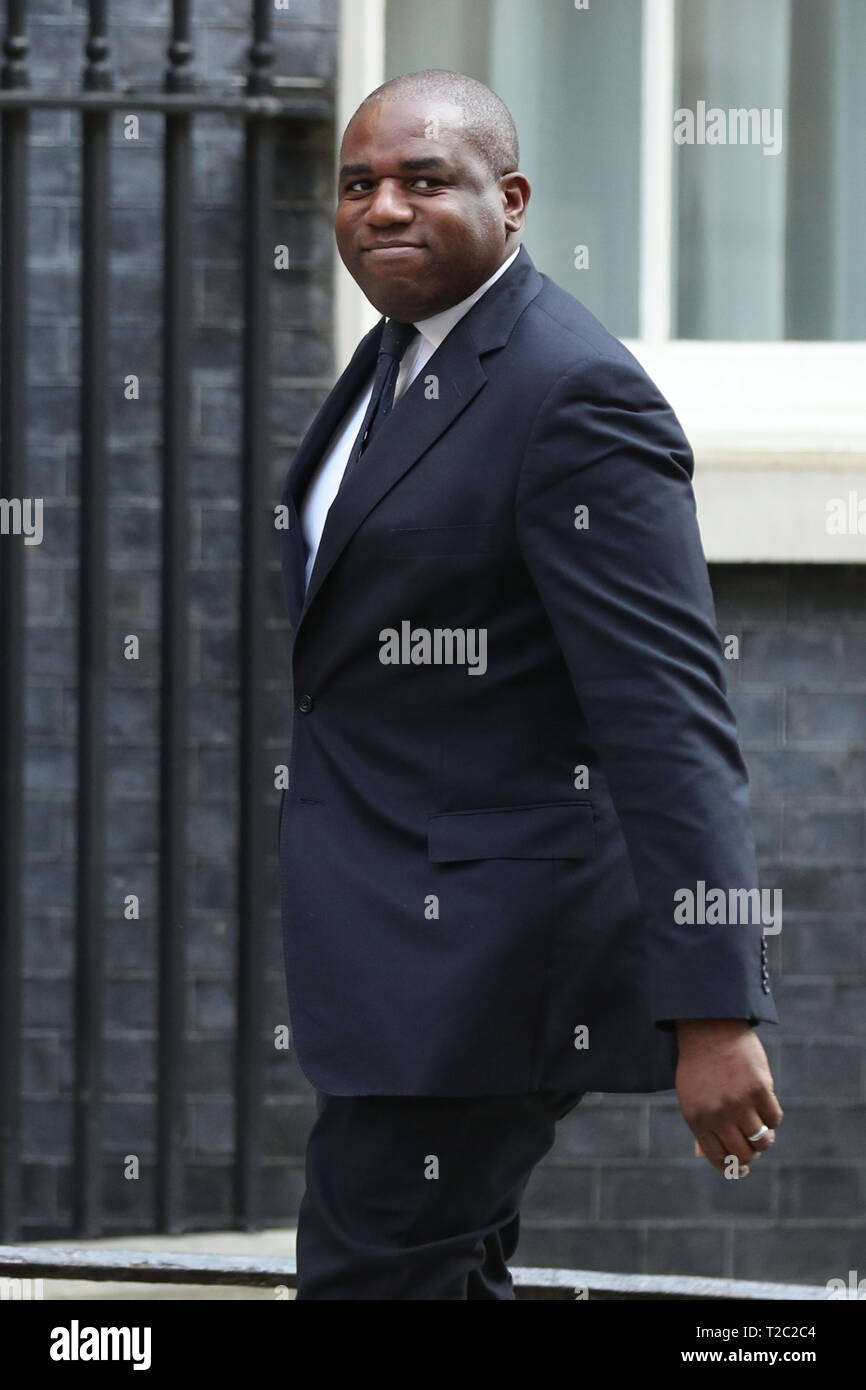 MP David Lammy arrives for a serious youth violence summit in Downing ...