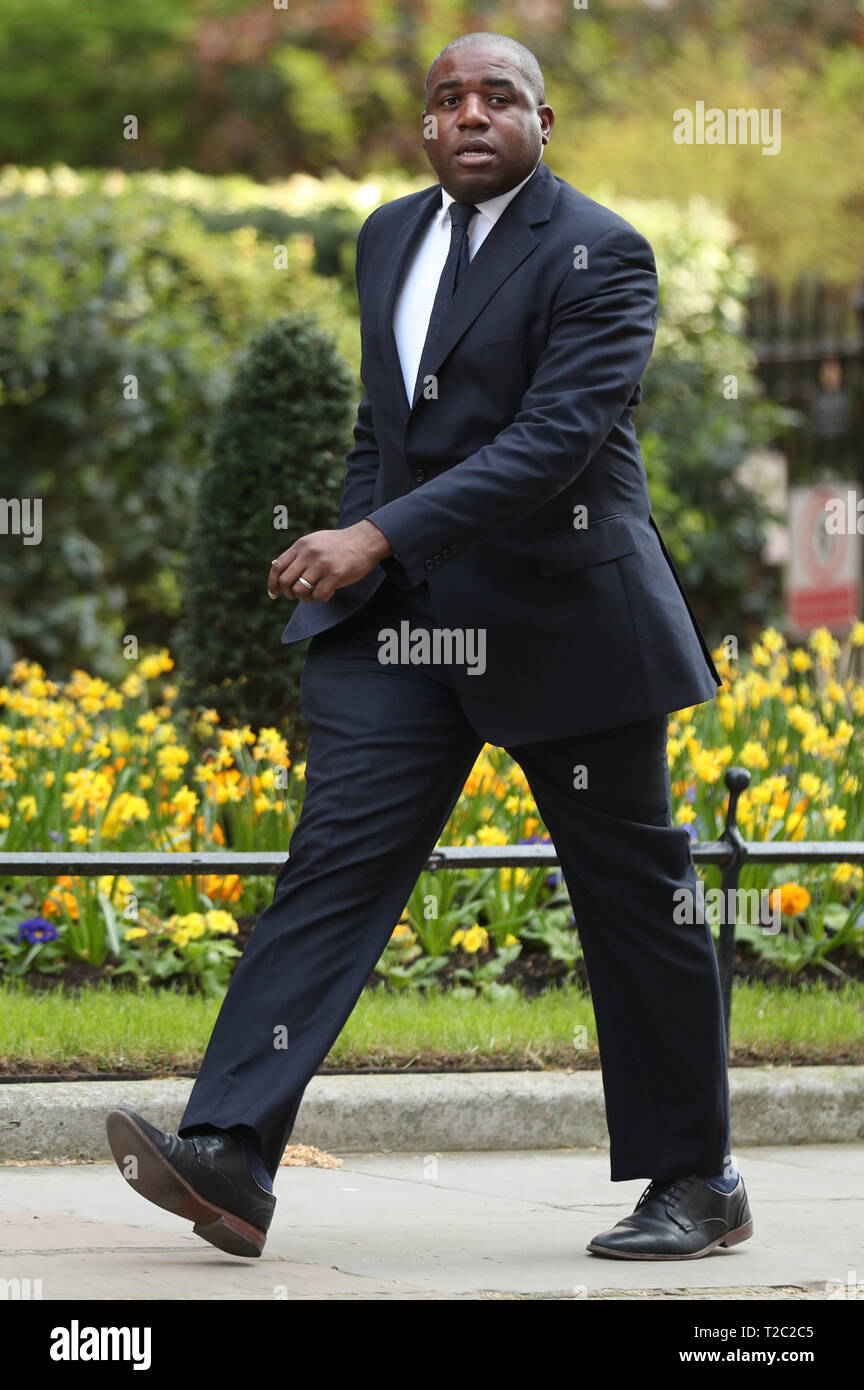 MP David Lammy arrives for a serious youth violence summit in Downing ...