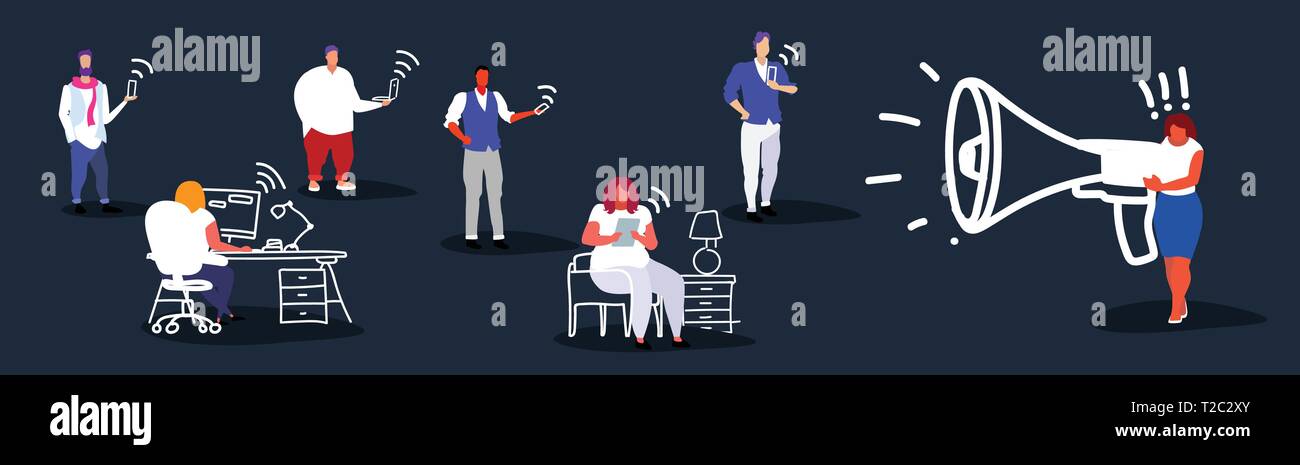 Obese office worker Stock Vector Images - Alamy