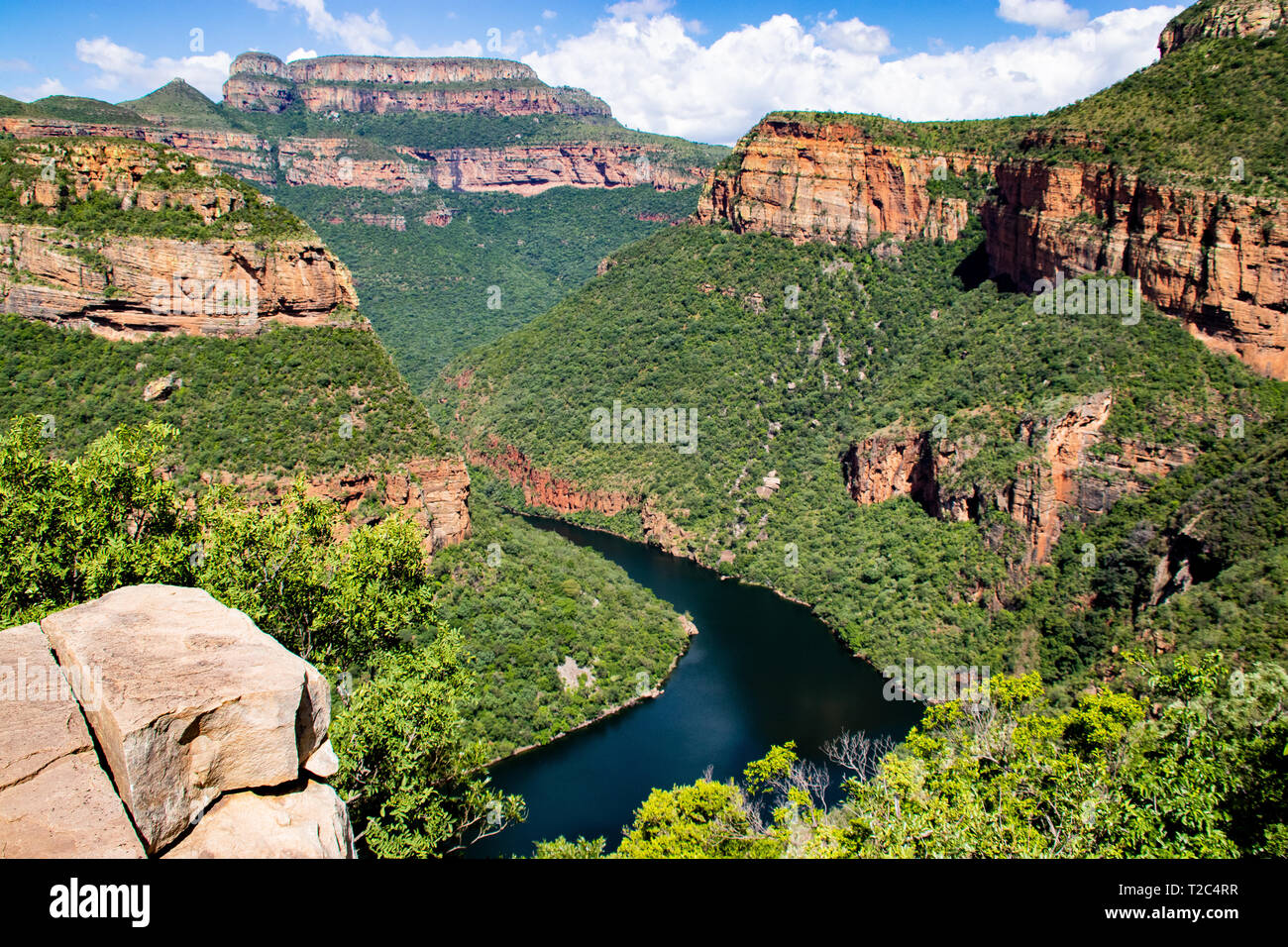 Blyde River Canyon and The Three Rondavels (Three Sisters) in ...