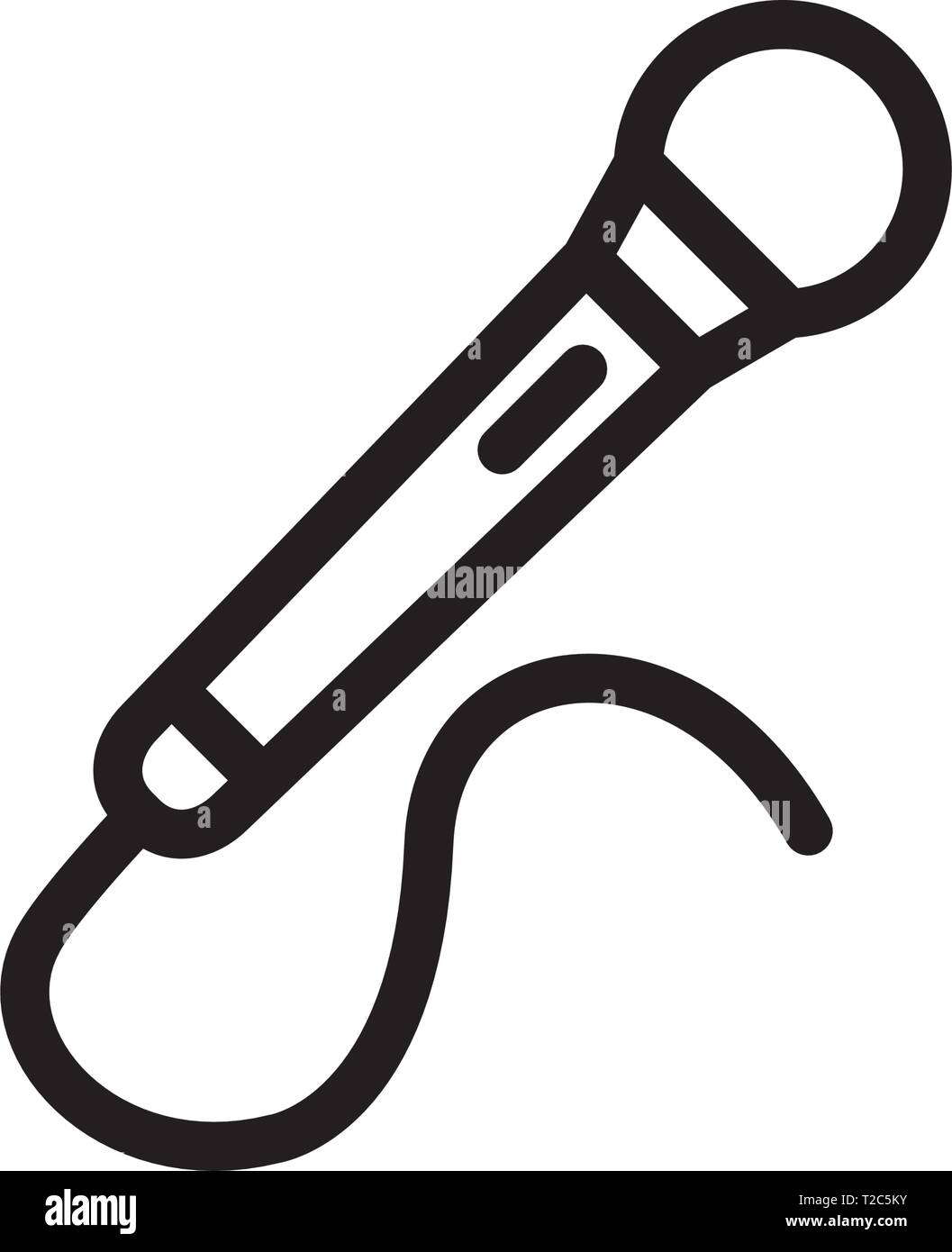 microphone icon vector Stock Vector Image & Art - Alamy