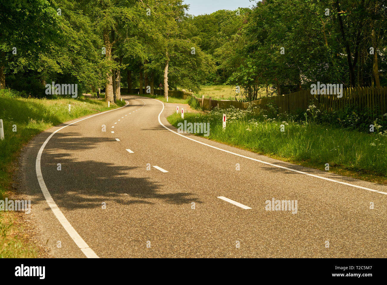 S bend road hi-res stock photography and images - Alamy