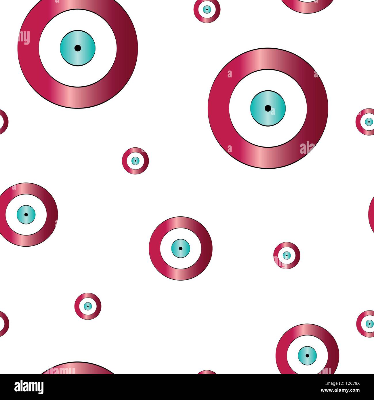 seamless pattern with red evil eye vector Stock Vector Image & Art - Alamy