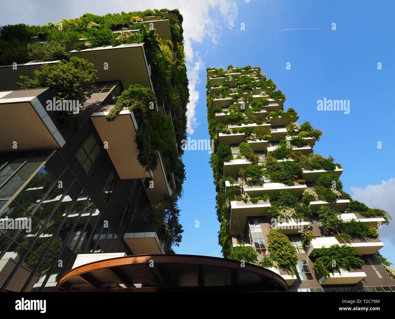 MILAN, ITALY - May 12, 2018: Bosco Verticale - Vertical Forest ...