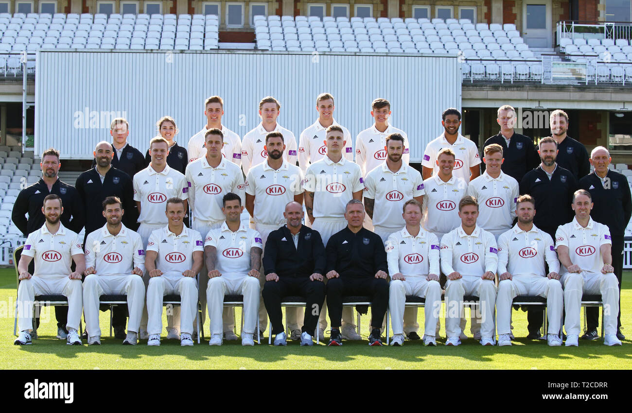 Surrey county cricket club squad photocall hi-res stock photography and ...