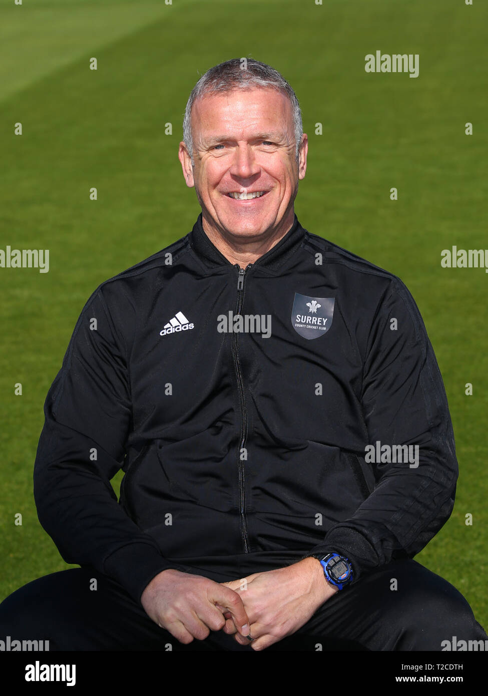 LONDON, ENGLAND. 01 APRIL 2019: Alec Stewart at the Surrey County ...