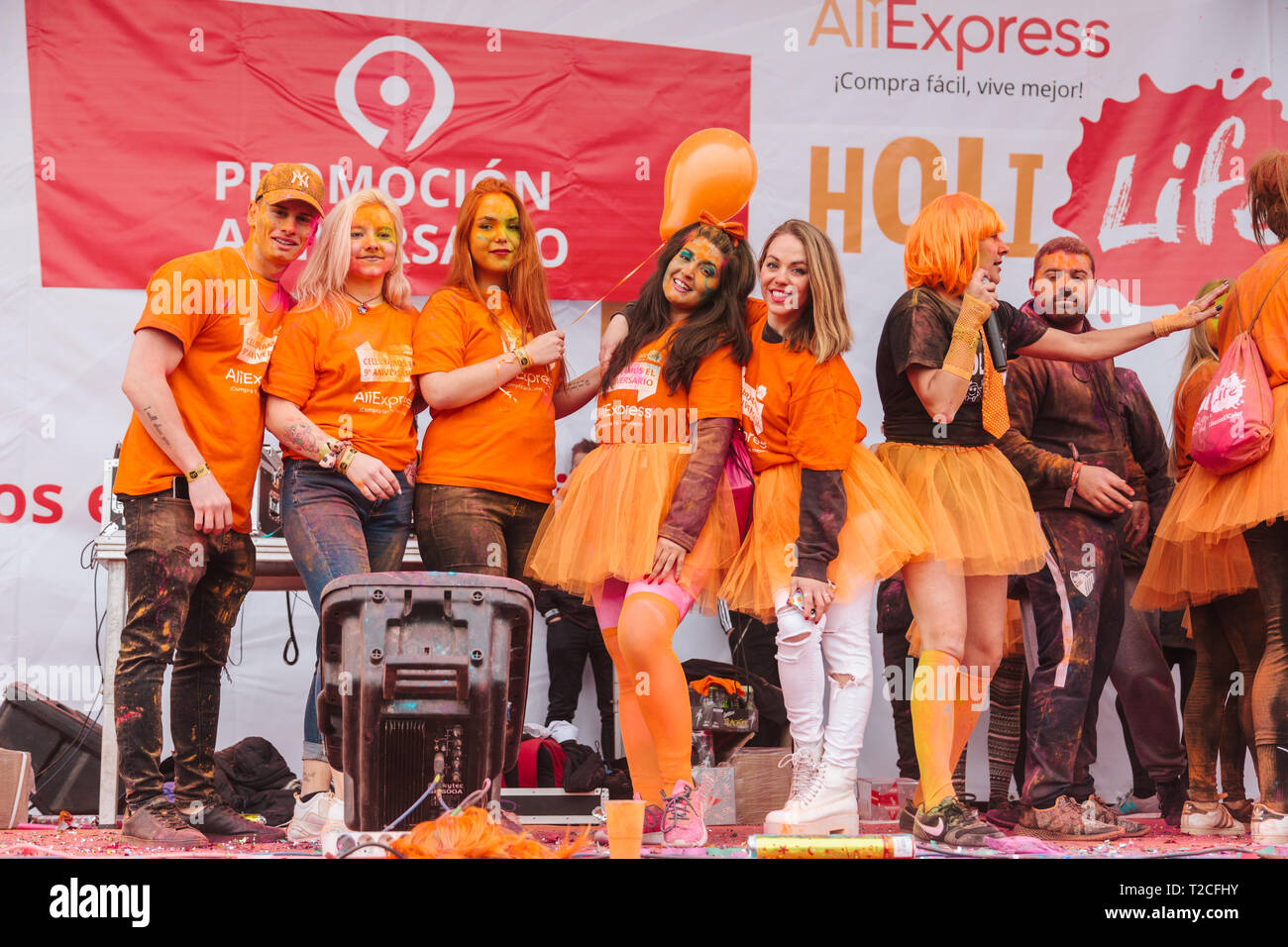 Madrid, Spain. 31st March, 2019. Aliexpress, celebrating its 9th ...