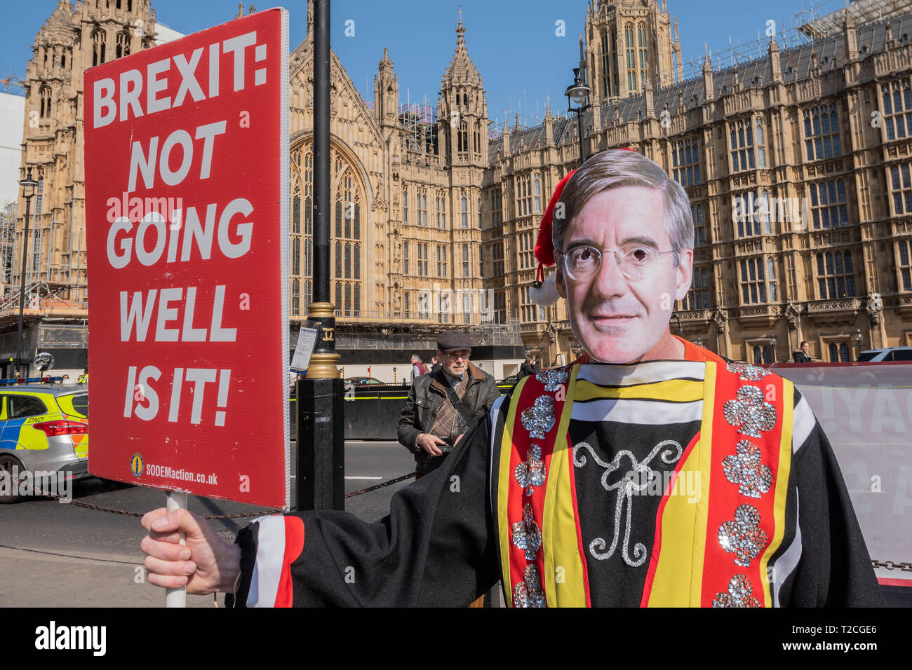 Jacob rees mogg mask hi-res stock photography and images - Alamy