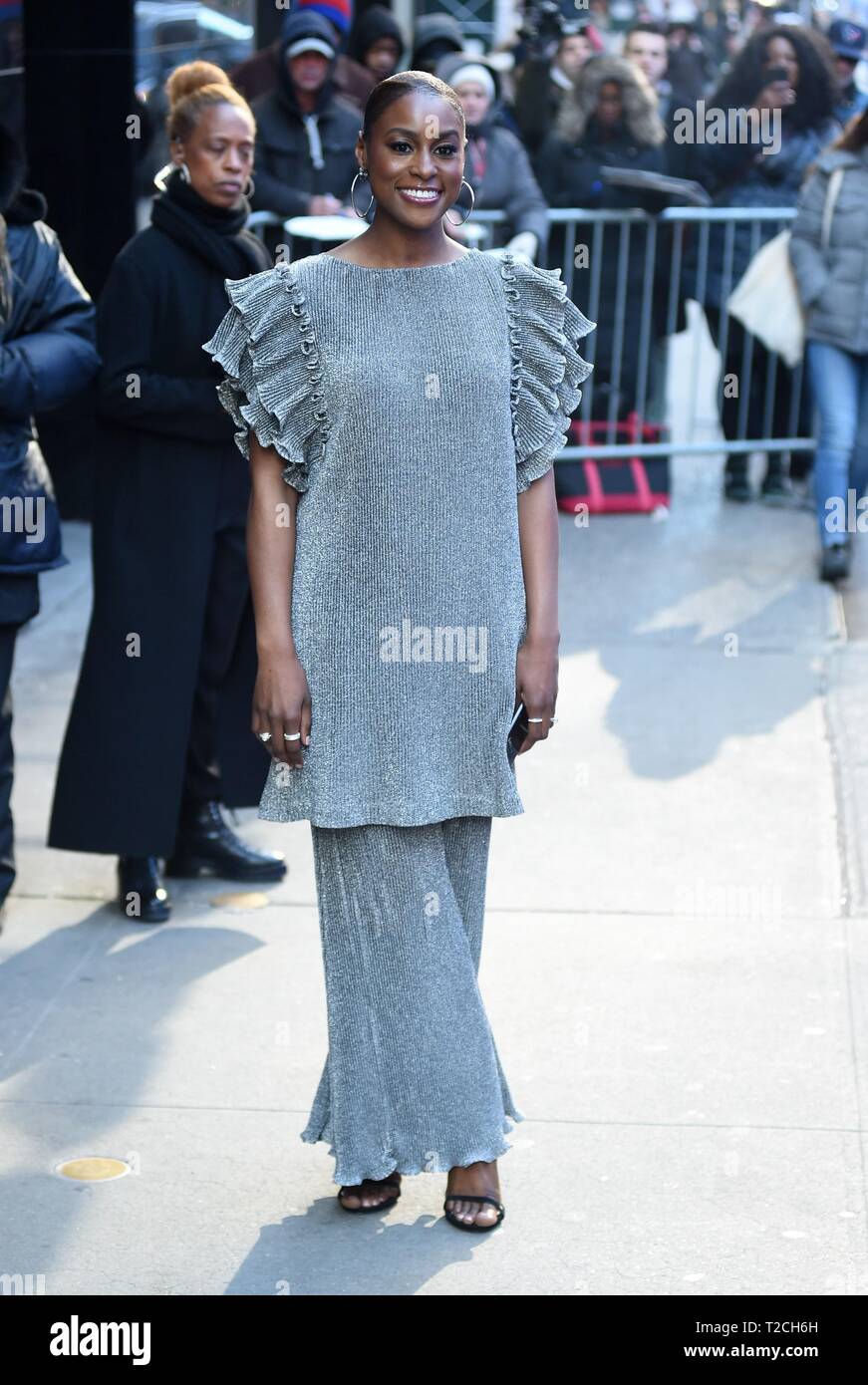New York, NY, USA. 1st Apr, 2019. Issa Rae at talk show appearance for ...