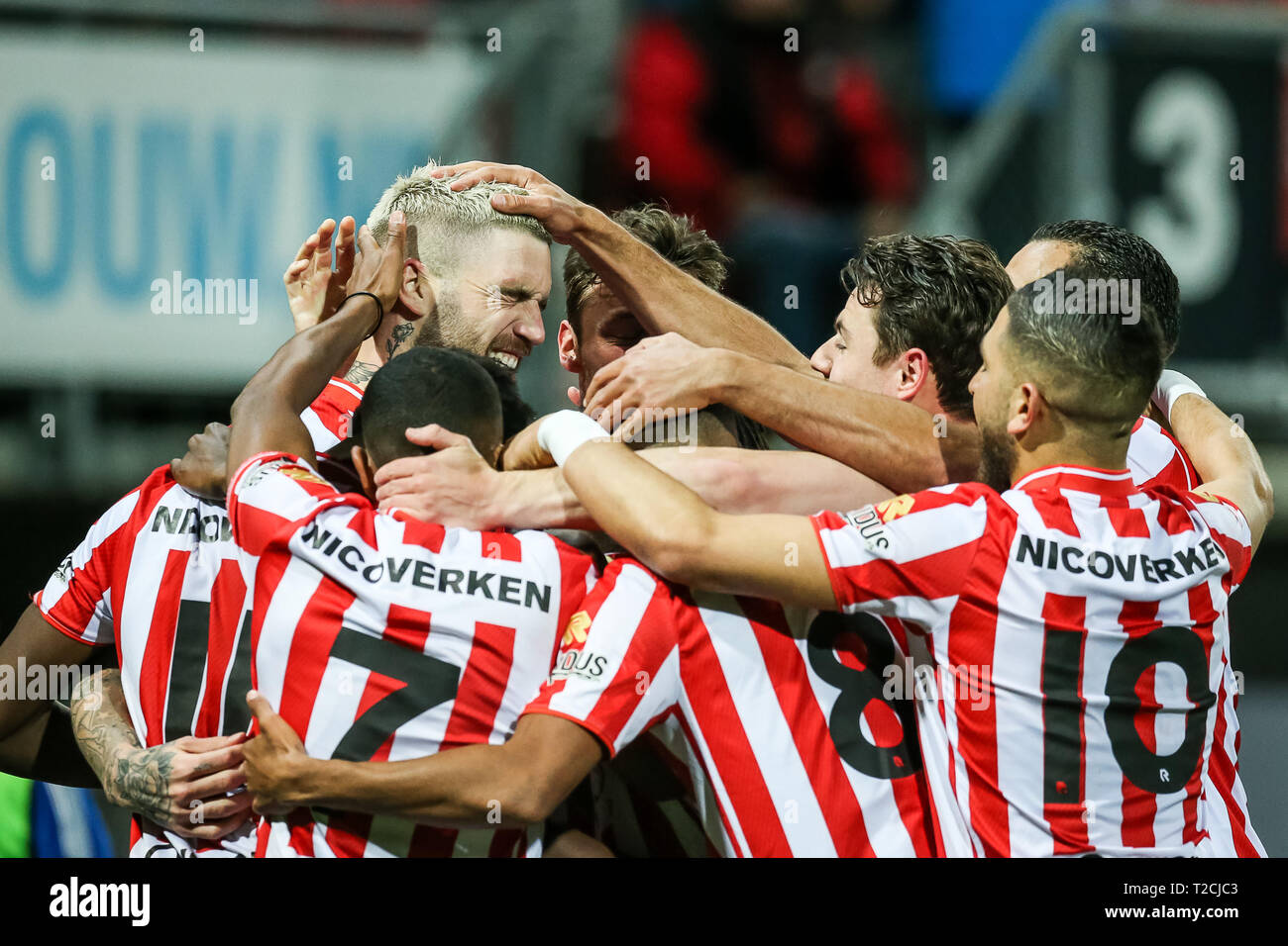 ROTTERDAM, Netherlands. 01st Apr, 2019. Stadium Het Kasteel, Football ...