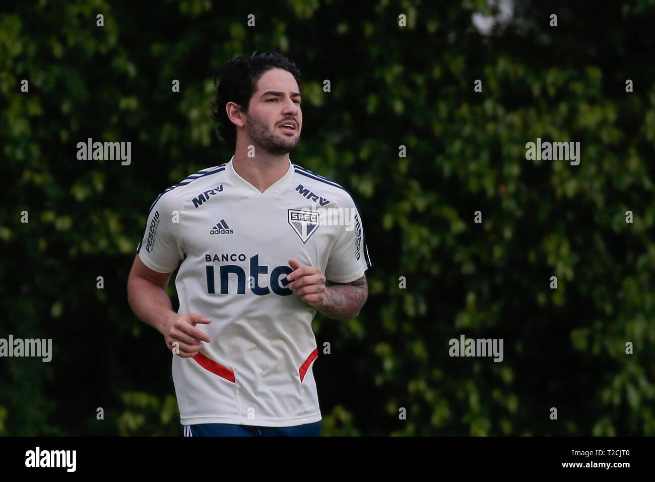SP - Sao Paulo - 01/04/2019 - Training of Sao Paulo - Alexandre Pato during training of Sao ...