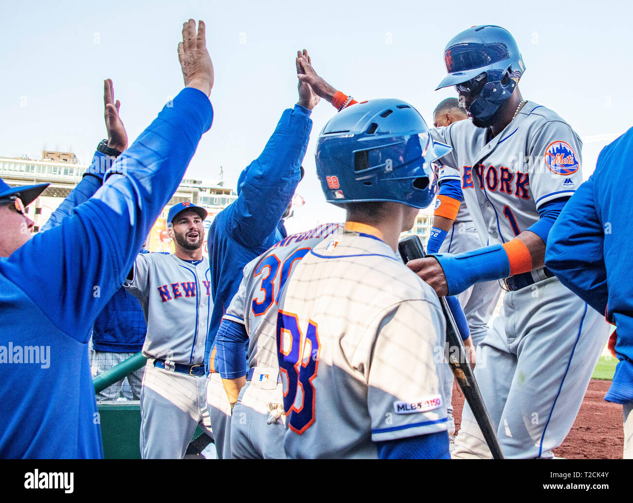 Washington, United States Of America. 31st Mar, 2019. New York Mets ...