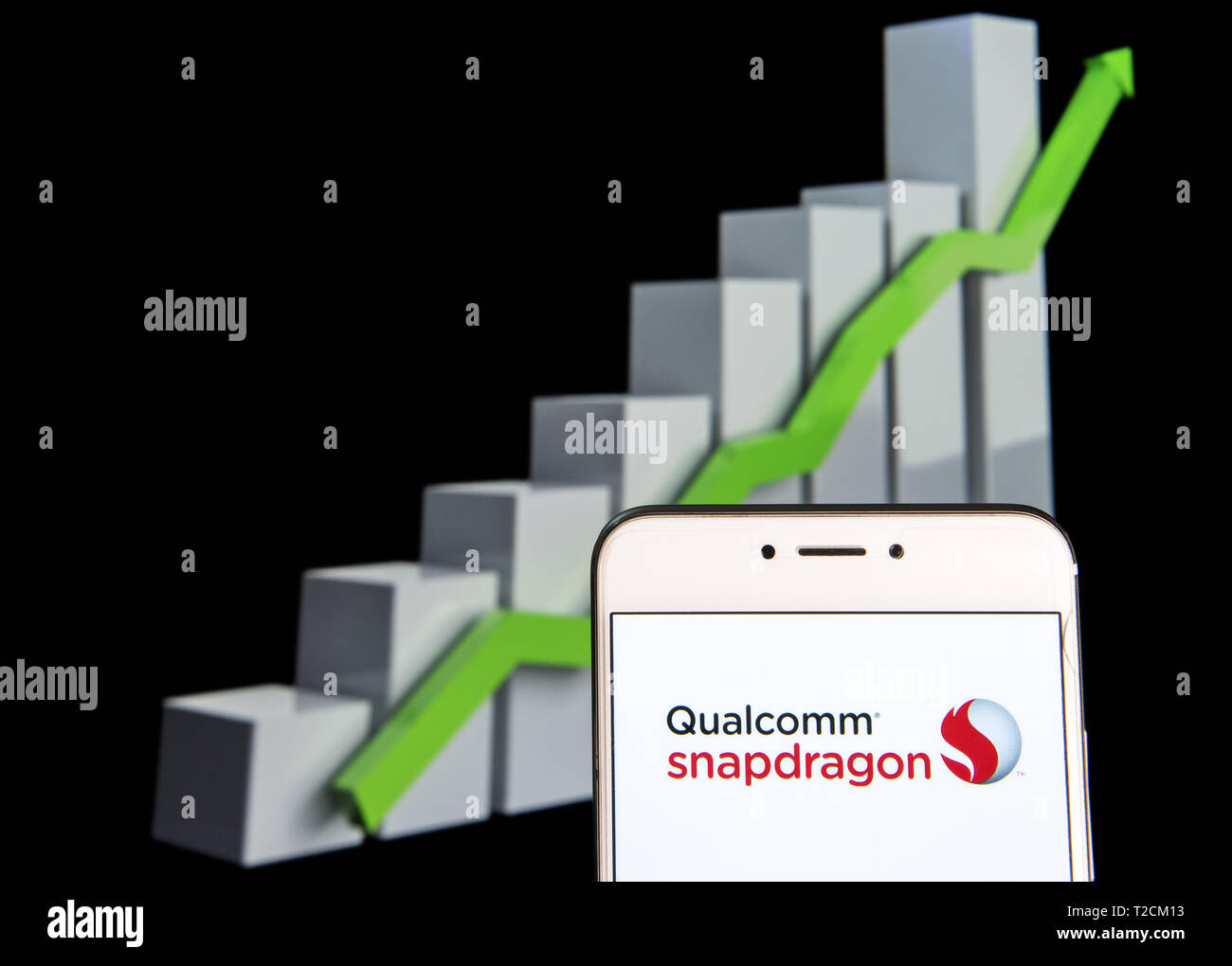 Hong Kong. 10th Feb, 2019. In this photo illustration a mobile system ...