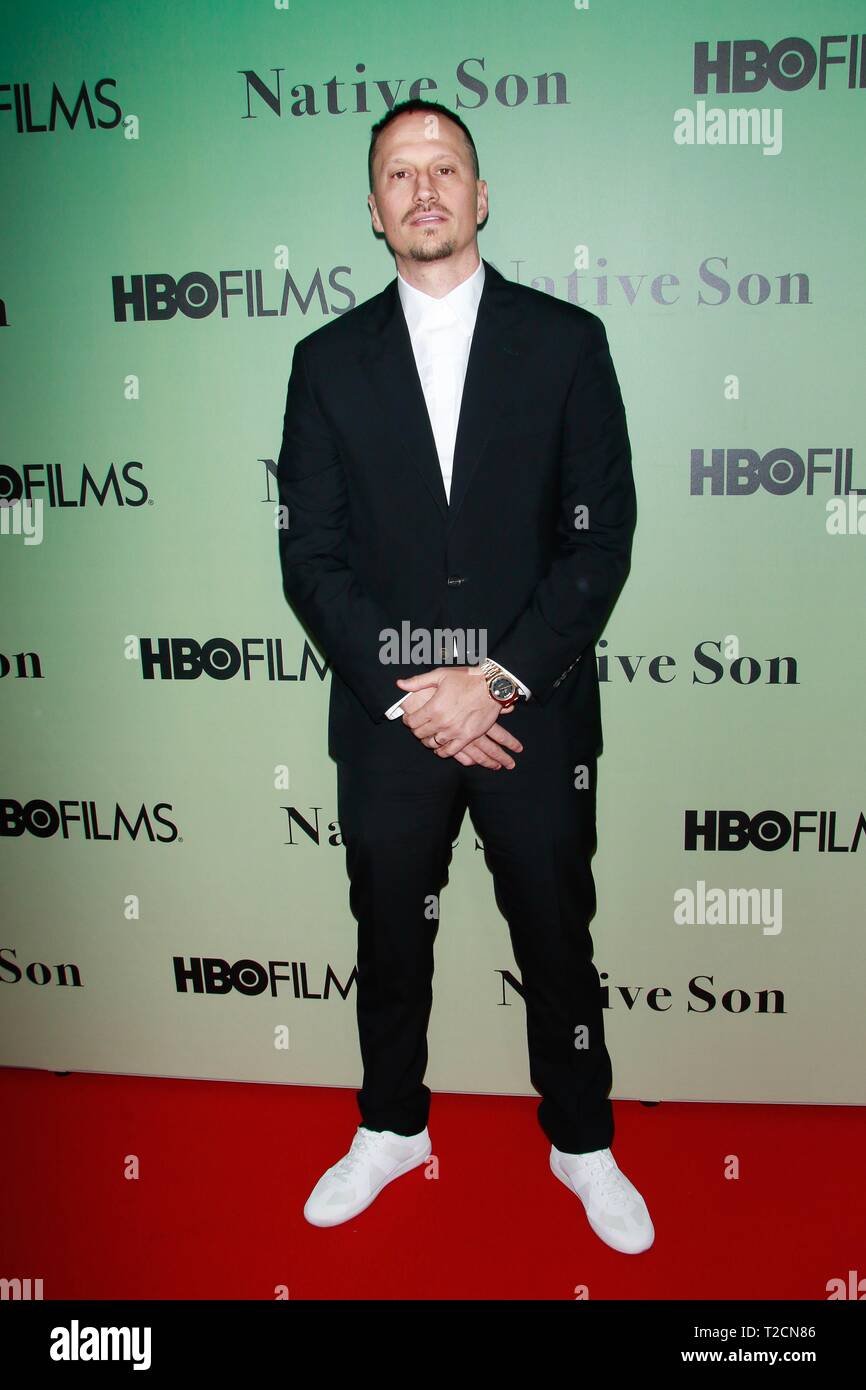 New York, NY, USA. 1st Apr, 2019. Michael Sherman at HBO Films “Native ...