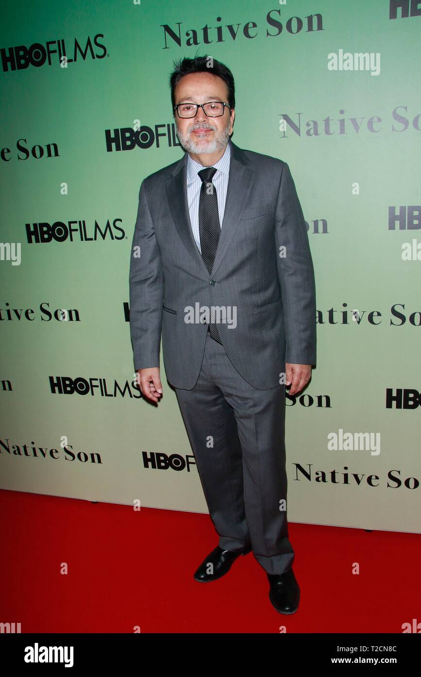 New York, NY, USA. 1st Apr, 2019. Len Amato at HBO Films “Native Son ...