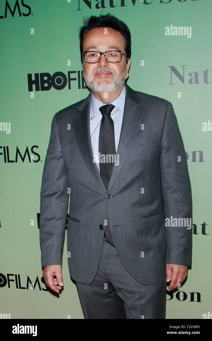 New York, NY, USA. 1st Apr, 2019. Len Amato at HBO Films “Native Son ...
