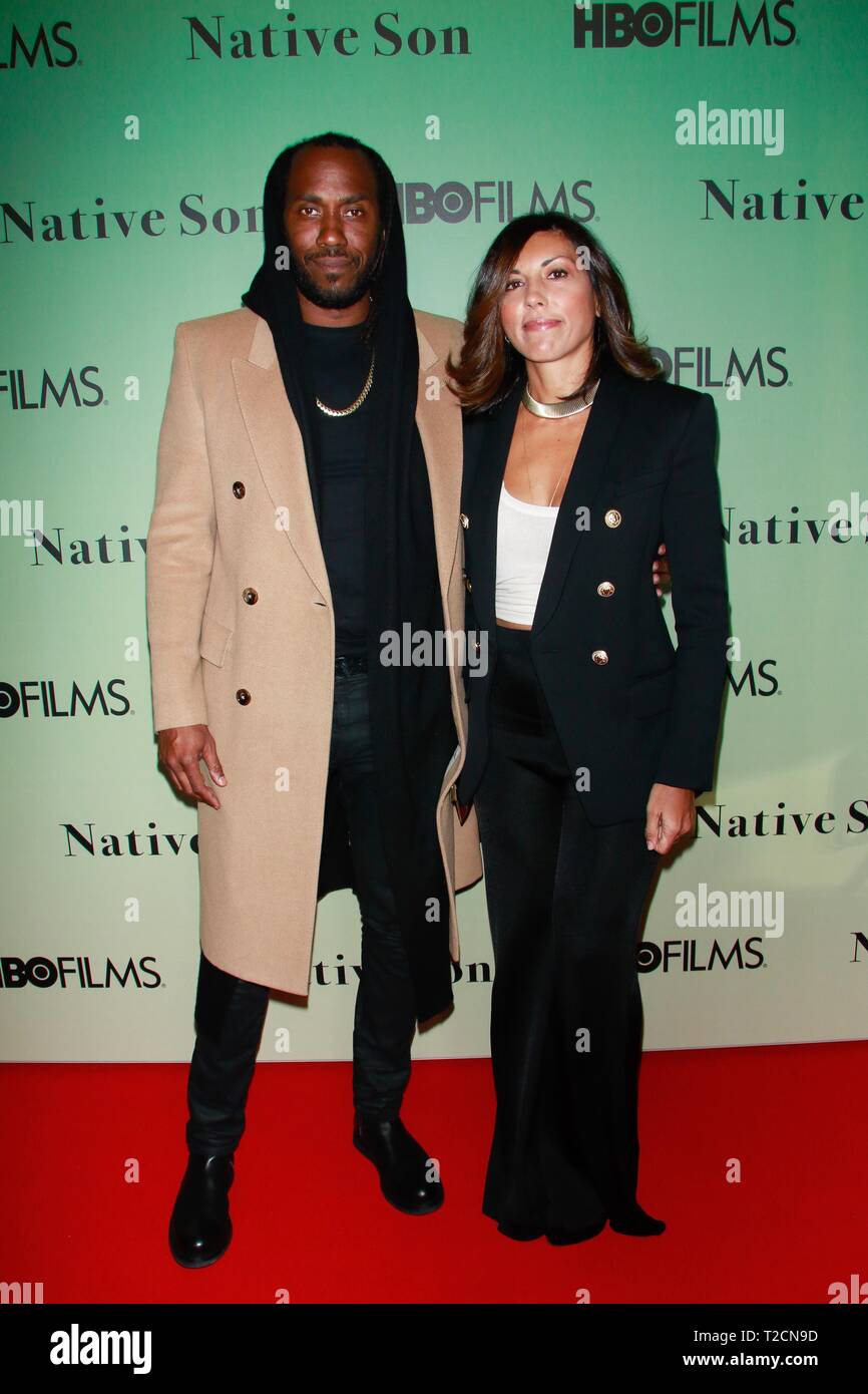New York, NY, USA. 1st Apr, 2019. Rashid Johnson at HBO Films “Native ...