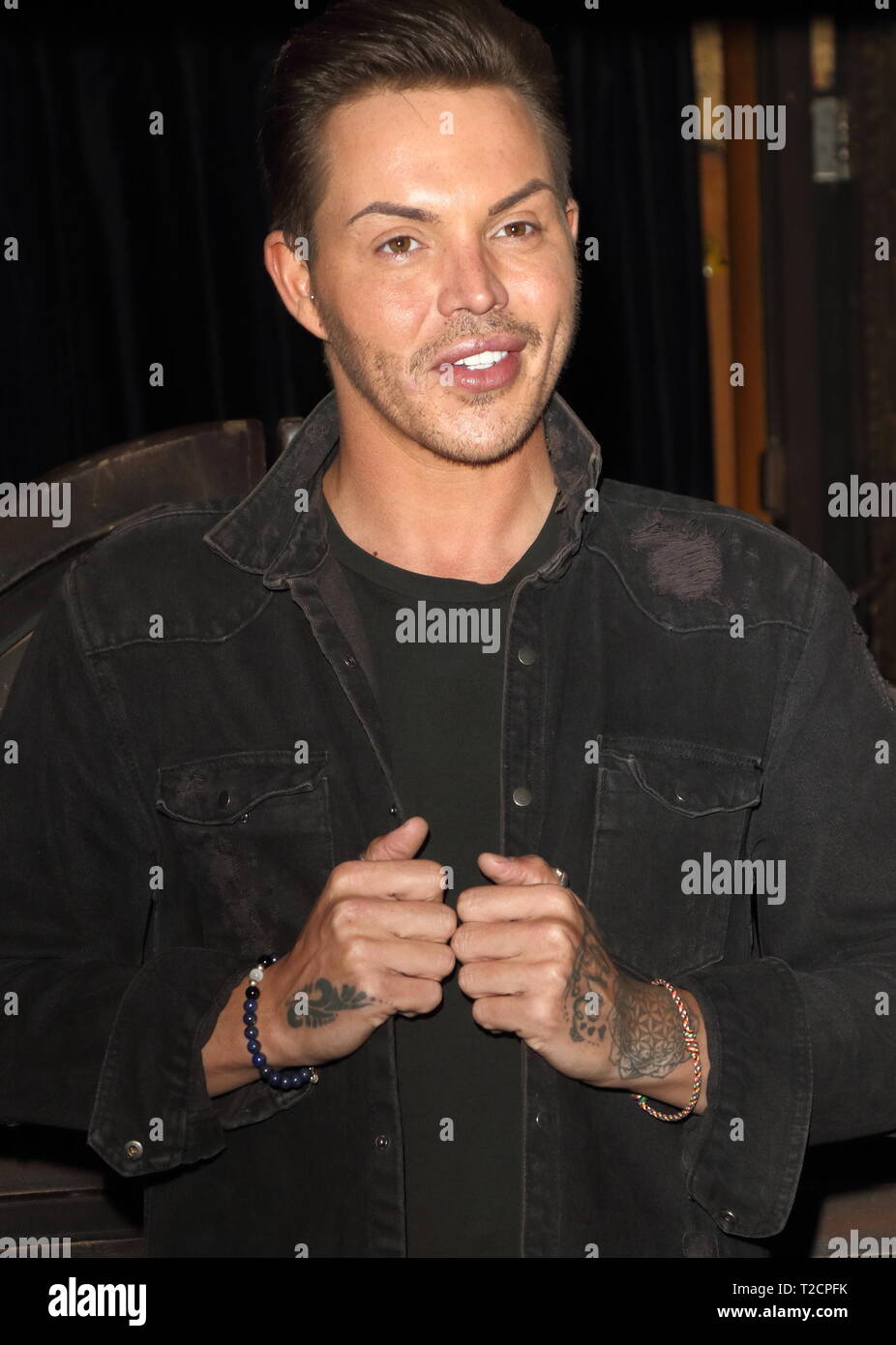 Bobby Norris seen during the Celebs On The Ranch Launch at Jerusalem ...