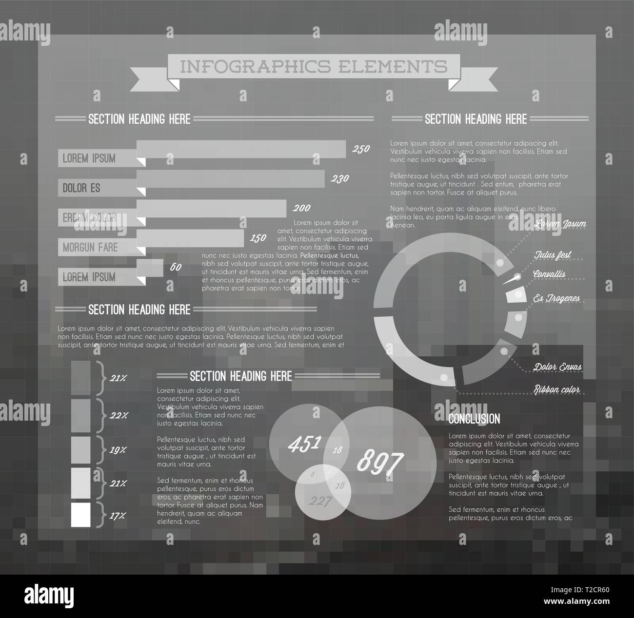 White transparent Vector set of Infographic elements for your documents ...