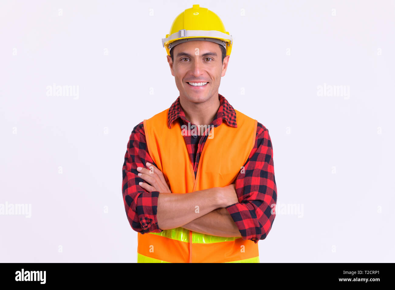 Smiling spanish male worker hi-res stock photography and images - Alamy