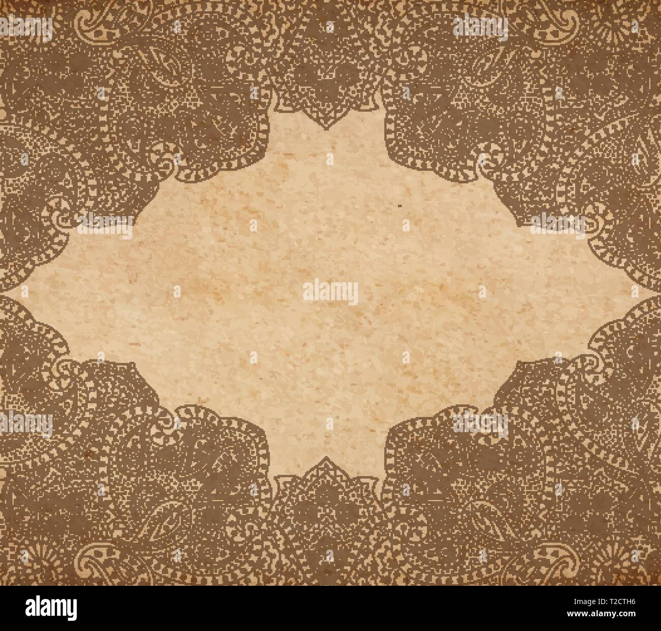 Indian craft engraving Stock Vector Images - Alamy