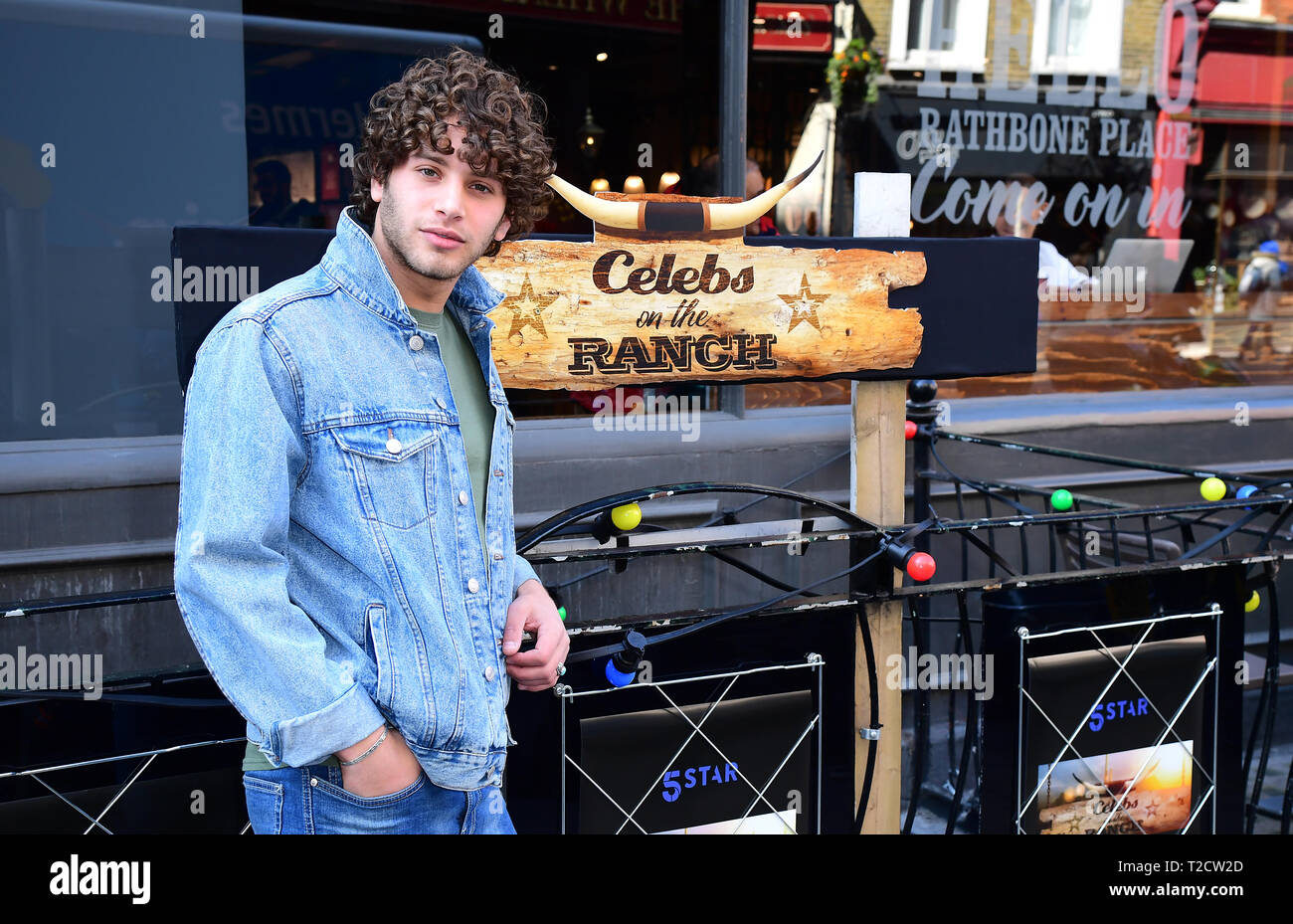 Eyal Booker attending 5star's Celebs on the Ranch press launch at ...